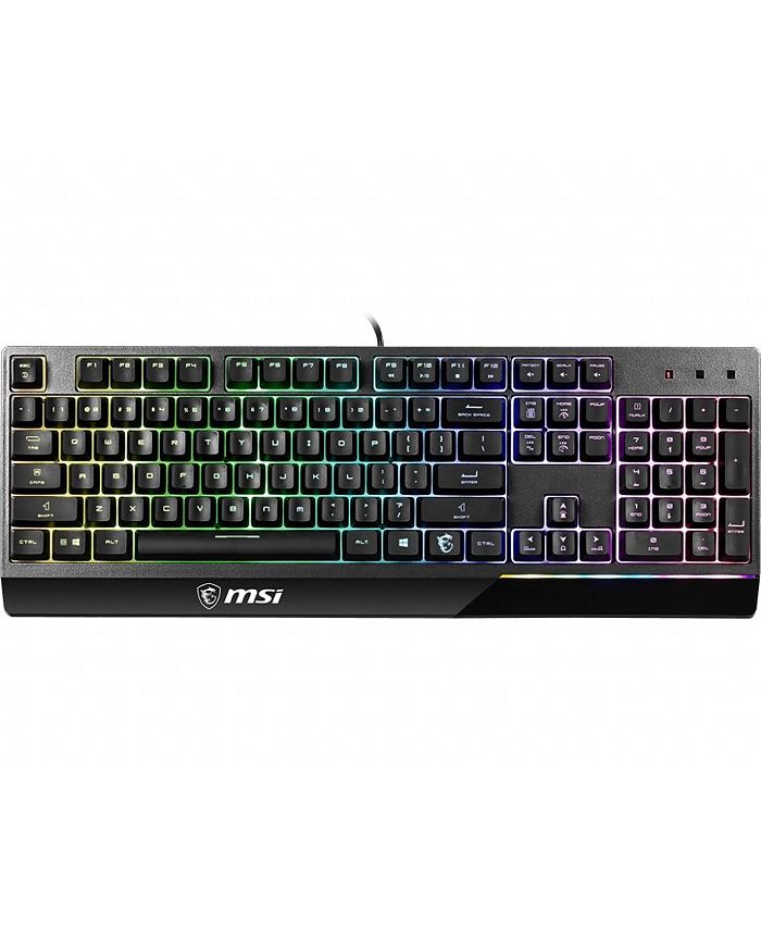 MSI Keyboard Vigor GK30 Gaming Wired Membrane 6 zones RGB lighting - Macy's