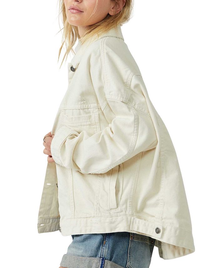 Free People Women's Opal Swing Denim Jacket - Macy's