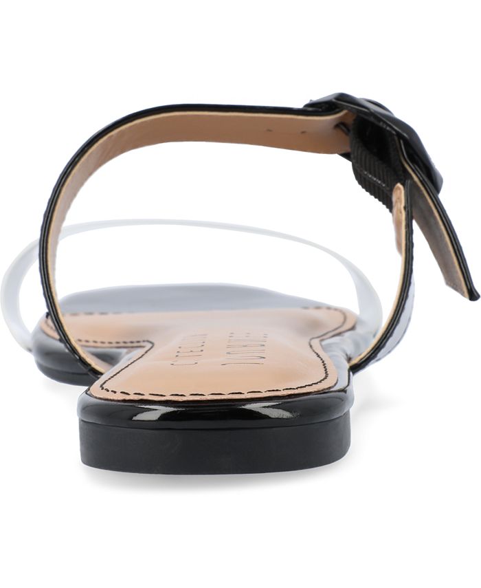 Journee Collection Women's Jeysha Lucite Sandals - Macy's