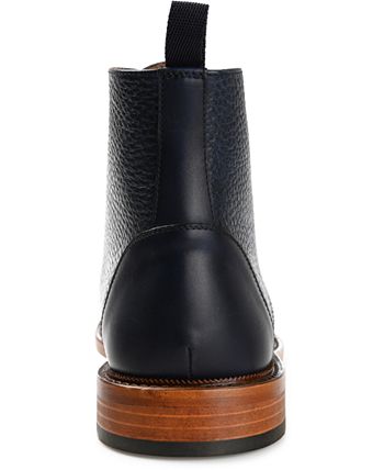 Taft Men's Rome Full-grain Leather Cap Toe Dress Boots - Macy's