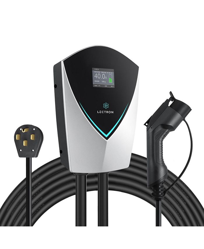 Lectron V-Box 40 Amp Electric Vehicle Charging Station - Powerful Level ...