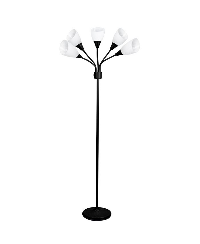 LIGHTACCENTS Modern Multi Head Floor Lamp 5 Light Adjustable Medusa ...