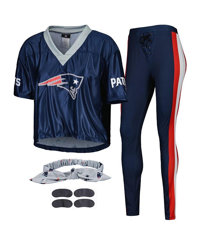 Jerry Leigh Women's Navy New England Patriots Game Day Costume Set - Macy's