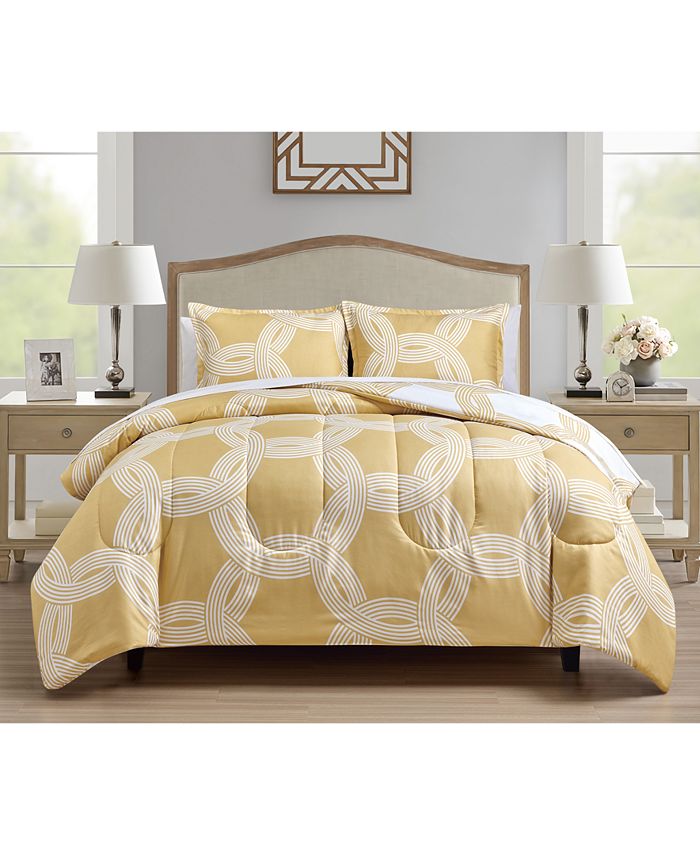 Sunham Charlie 3-Pc. Comforter Sets; Created for Macy's - Macy's