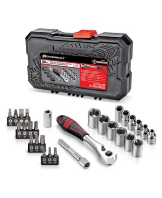 Powerbuilt 30 Piece 1/4 Inch Drive Metric Socket Set - Macy's