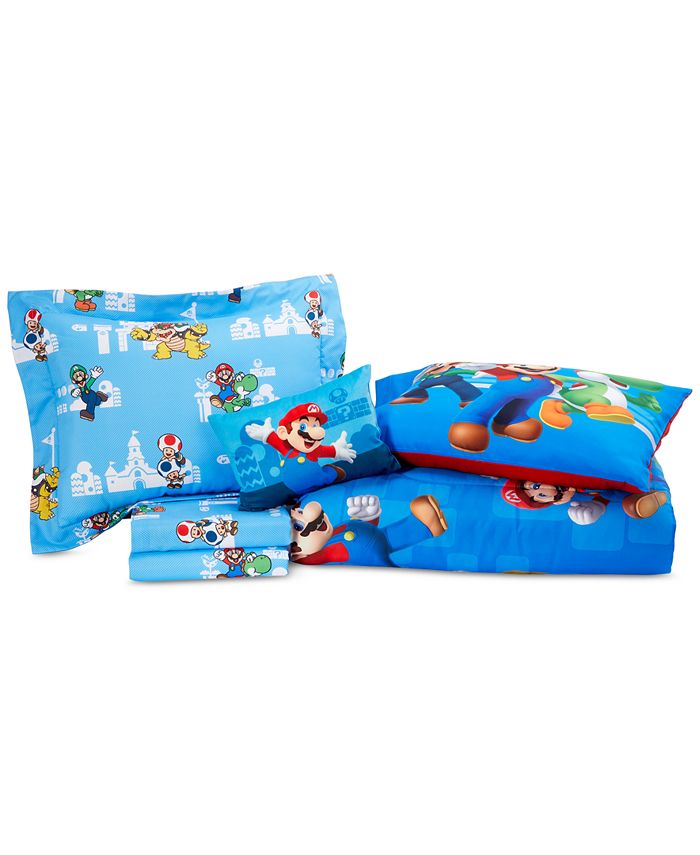 Super Mario Nintendo 6-Pc. Comforter Set, Twin - Macy's