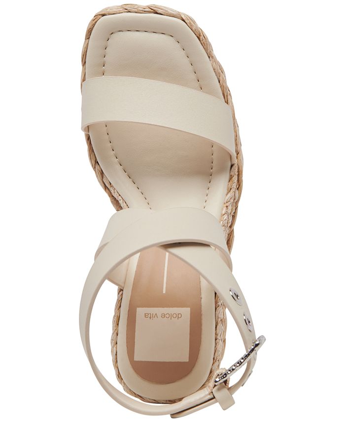 Dolce Vita Women's Aldona Crisscross Ankle Strap Espadrille Wedge ...