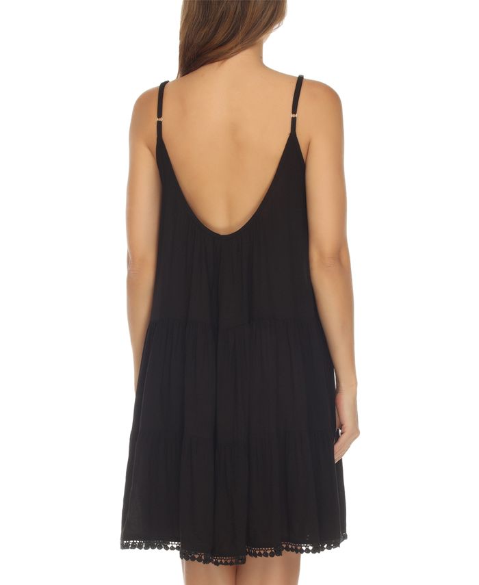 Raviya Women's Tiered Sleeveless Cover-Up Dress - Macy's
