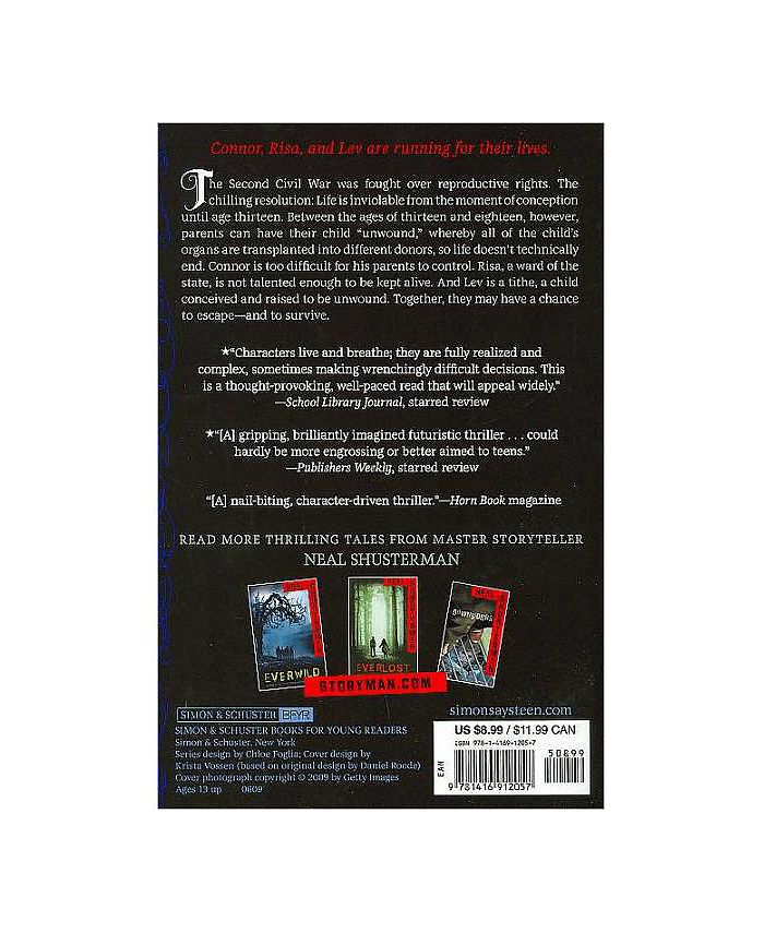 Barnes & Noble Unwind (Unwind Dystology Series #1) by Neal Shusterman ...