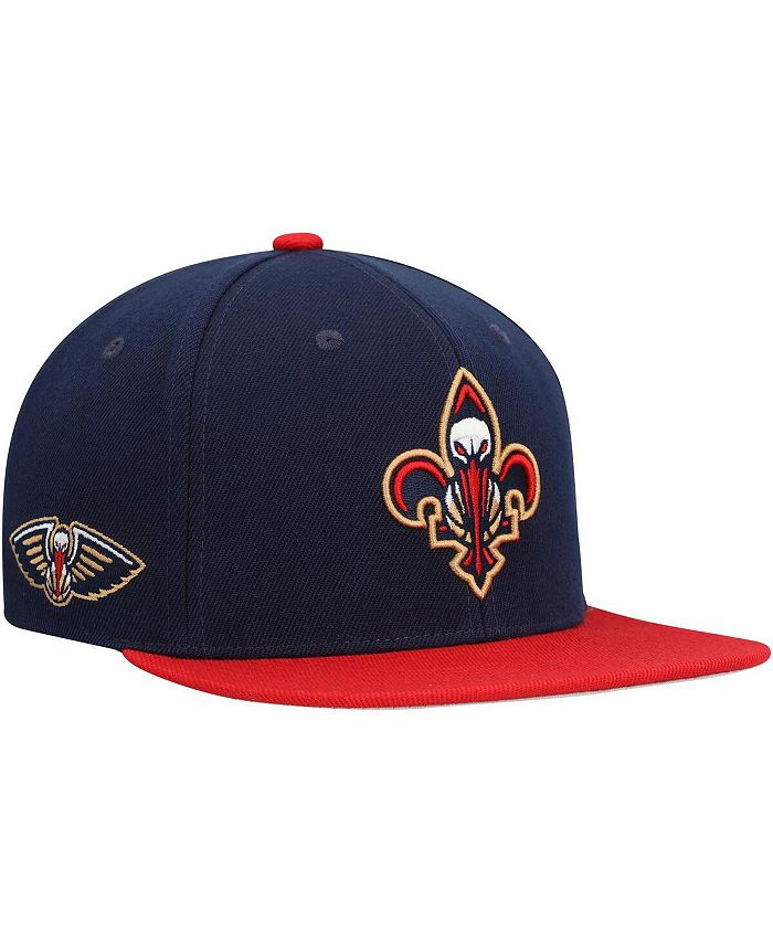 Mitchell & Ness Men's Navy, Red New Orleans Pelicans Side Core 2.0 ...