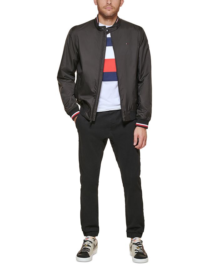 Tommy Hilfiger Men's Lightweight Spring Bomber Jacket - Macy's