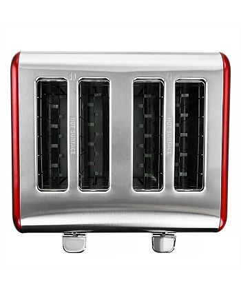 MegaChef 4 Slice Toaster in Stainless Steel with Digital Display - Macy's