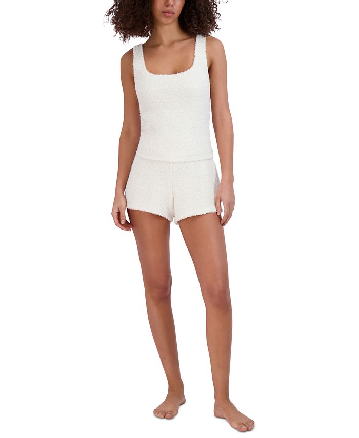 Steve Madden Women's Scoop-Neck Chenille Sleep Tank Top - Macy's
