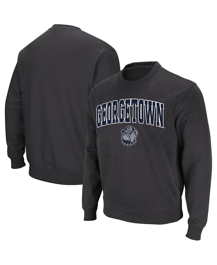 Colosseum Men's Georgetown Hoyas Arch and Logo Crew Neck Sweatshirt ...