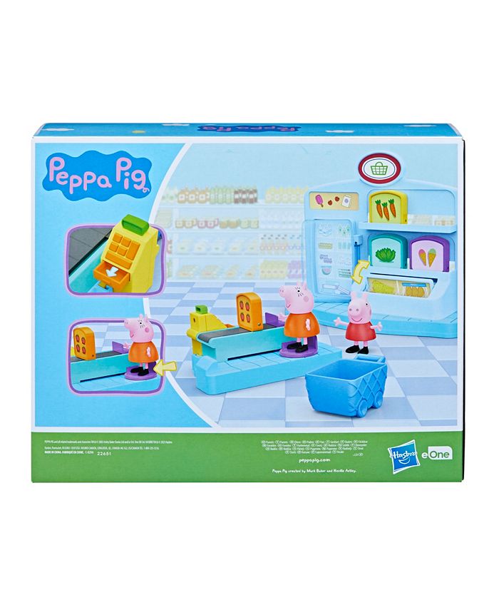 Peppa Pig Peppa Supermarket Play Set, 10 Piece - Macy's