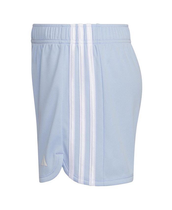 adidas Big Girls Aeroready 3-Stripes Pacer Activewear Mesh Shorts ...