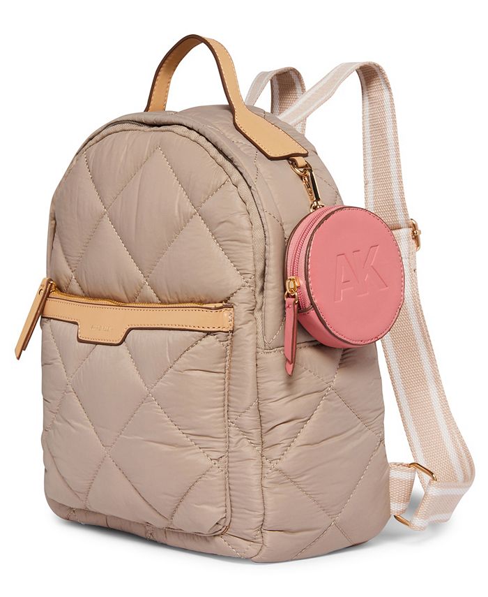 Anne Klein Quilted Nylon Small Backpack & Reviews - Handbags ...