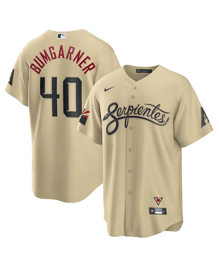 Nike Men's Madison Bumgarner Gold Arizona Diamondbacks City Connect ...