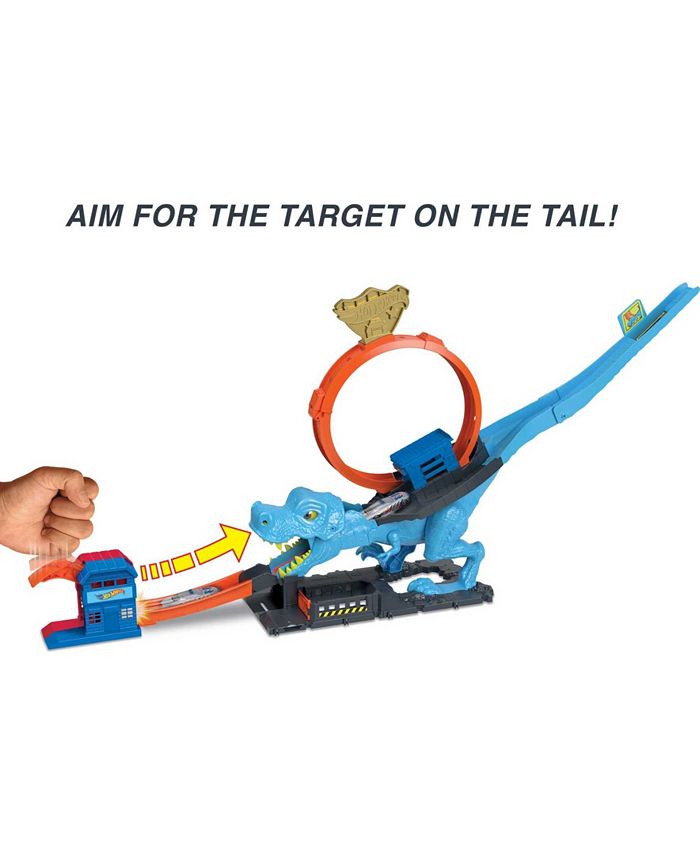 Hot Wheels City T-Rex Chomp Down Playset - Macy's