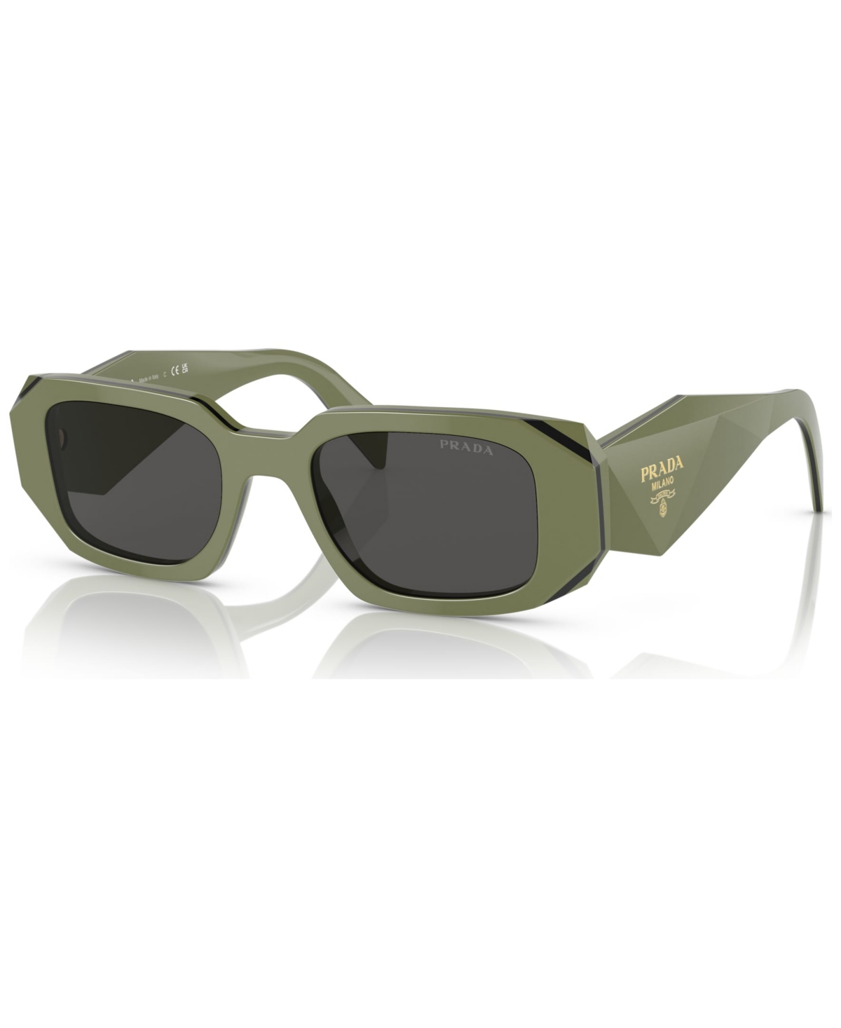 Click here for Prada Womens Symbole Rectangular Sunglasses  PR17W... prices