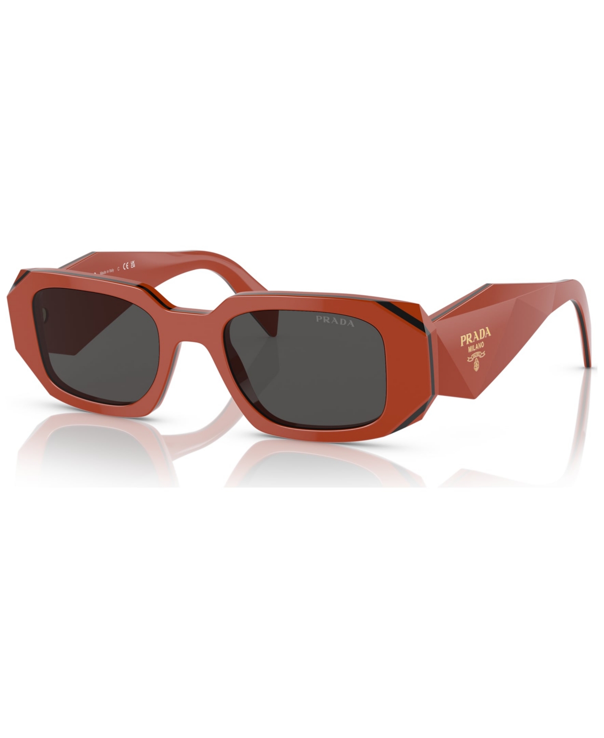 Click here for Prada Womens Symbole Rectangular Sunglasses  PR17W... prices