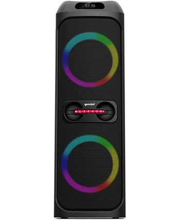 Gemini Bluetooth Speaker System with LED Party Lighting - Macy's