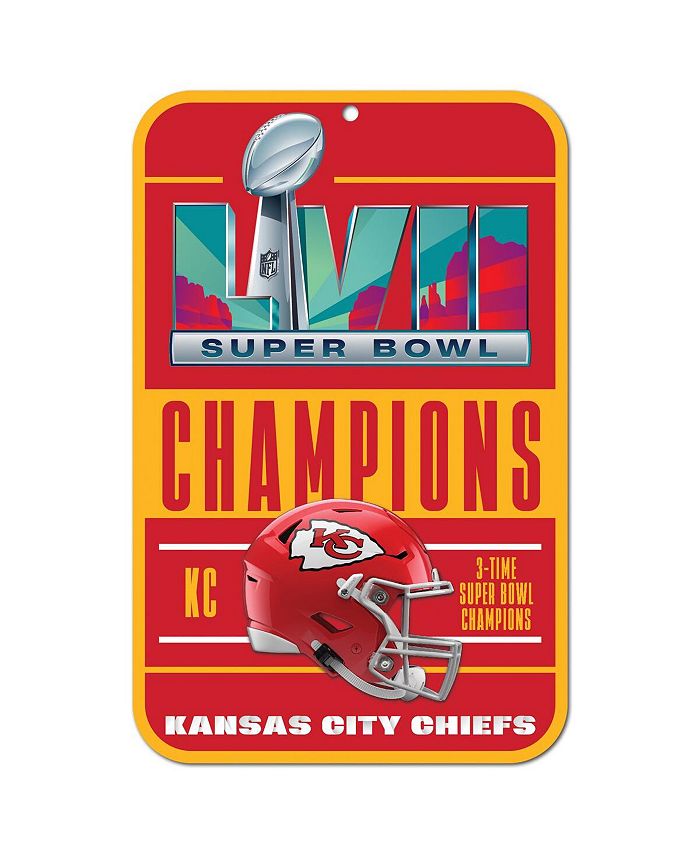 Wincraft Kansas City Chiefs Super Bowl LVII Champions 11" x 17" Indoor ...