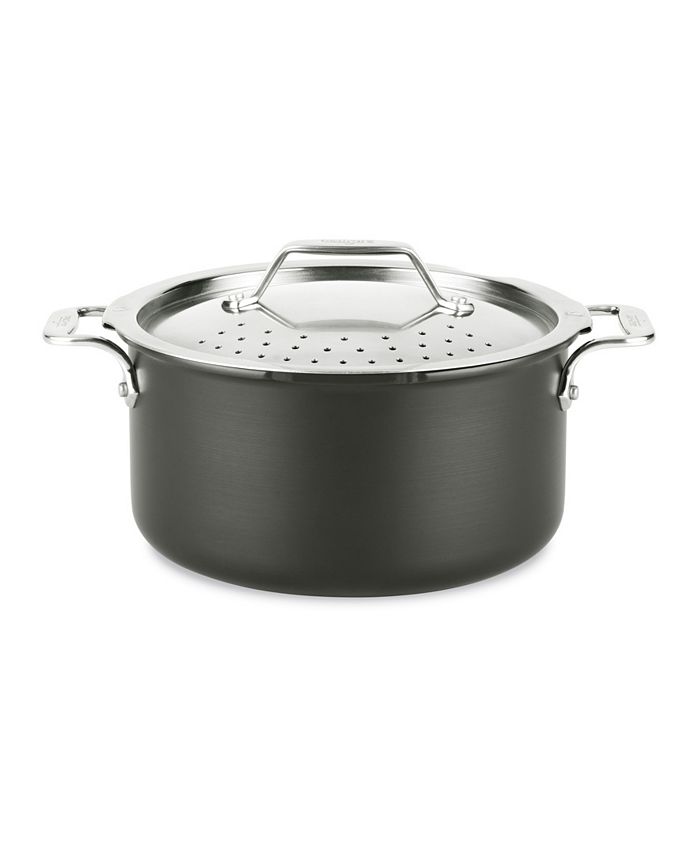 All-Clad Simply Strain Aluminum Hard Anodized Non-stick 6 Qt. Multi-Pot ...