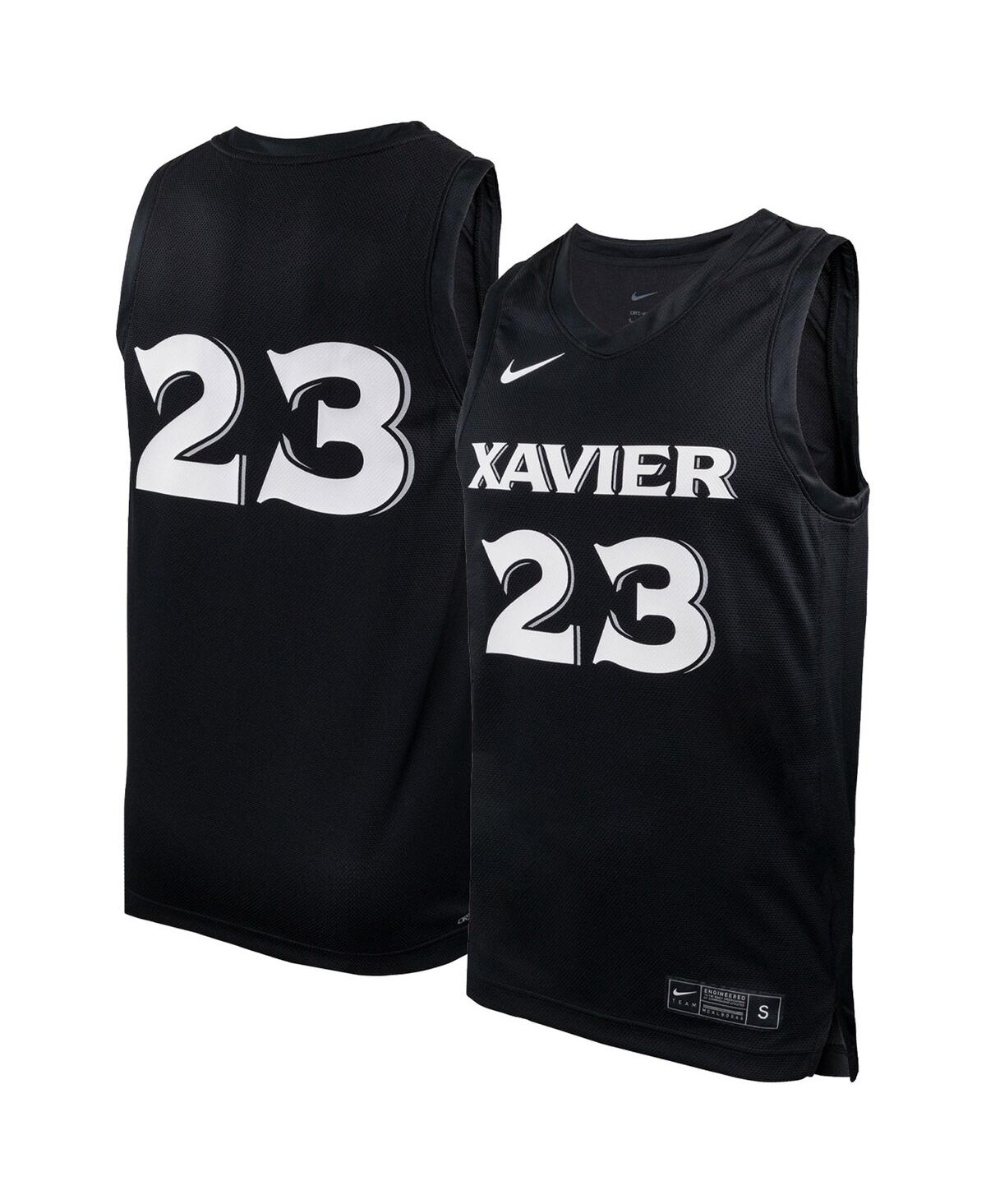 Click here for Mens Nike #23 Black Xavier Musketeers Replica Bask... prices