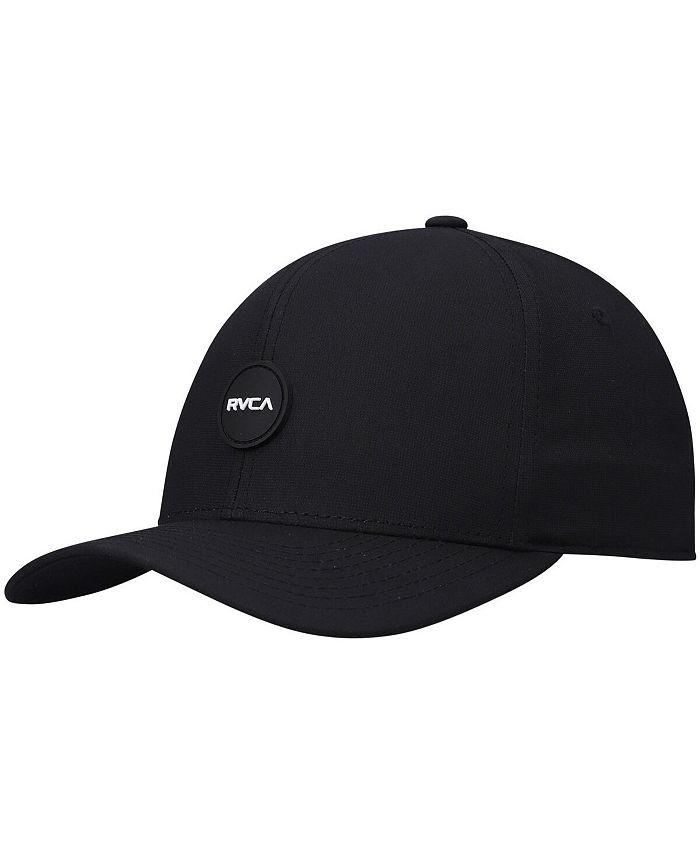 RVCA Men's Black Seasons Flex Hat - Macy's