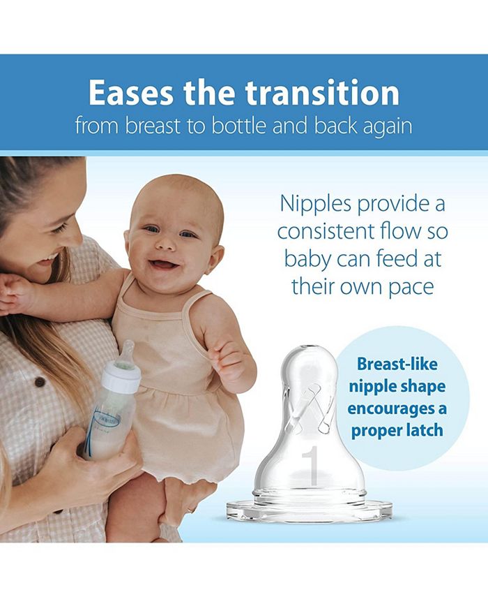 Dr. Browns Baby Anti-Colic Options+ Narrow Baby Bottles 8oz, 4 Pack ...