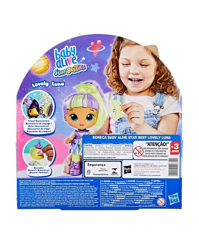 Baby Alive Star Besties Doll, Lovely Luna - Macy's