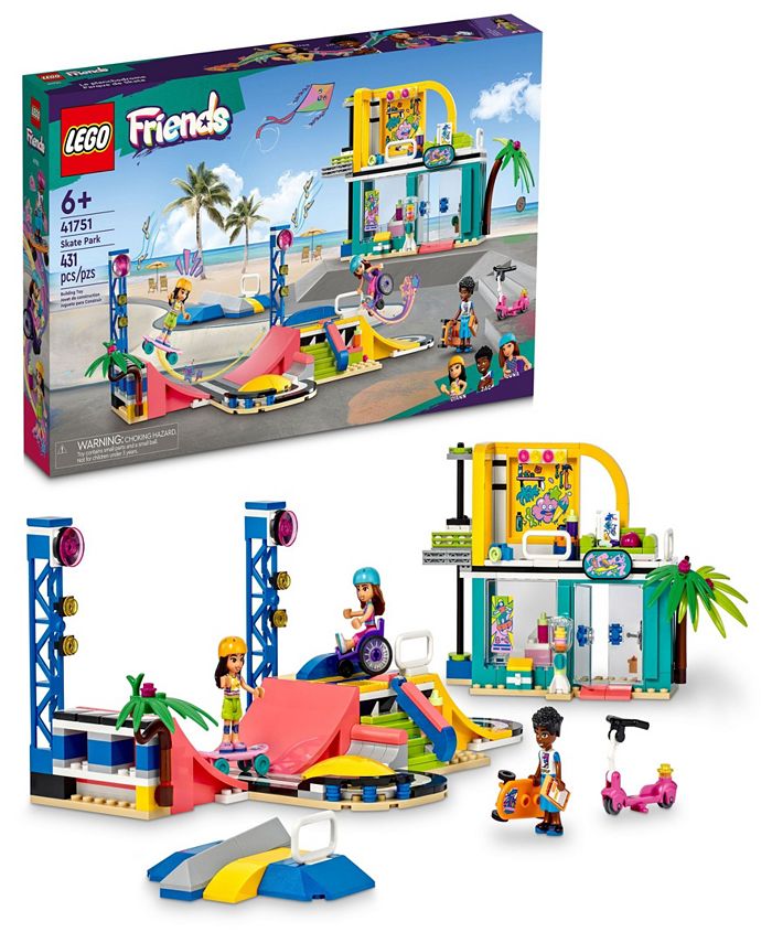 LEGO® Friends Skate Park 41751 Building Toy Set, 431 Pieces - Macy's