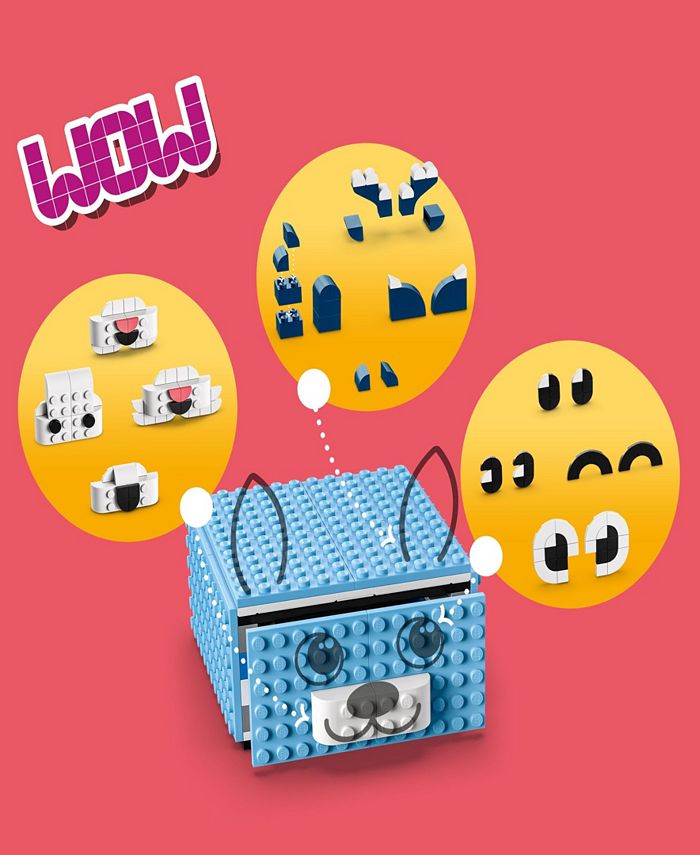 LEGO® DOTS Creative Animal Drawer 41805 Building Set, 643 Pieces - Macy's