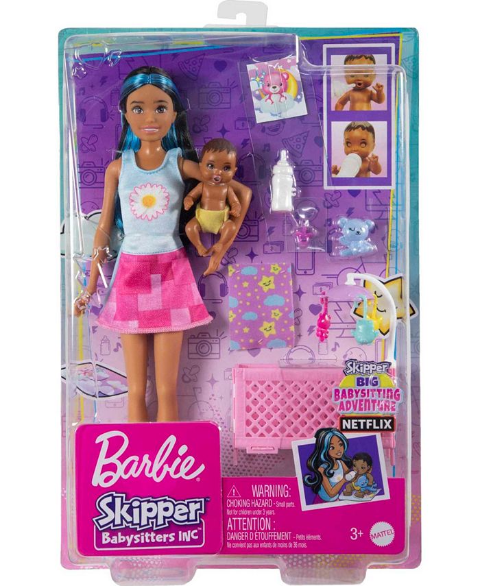 Barbie Skipper Babysitters, Inc. Dolls and Playset - Brunette - Macy's
