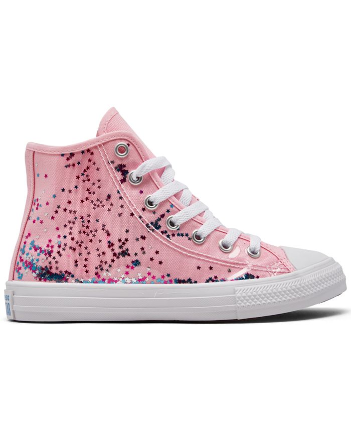 Converse Little Girls Chuck Taylor All Star Confetti High Top Casual ...