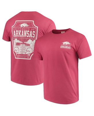 Men's Cardinal Arkansas Razorbacks Comfort Colors Campus Icon T-shirt ...
