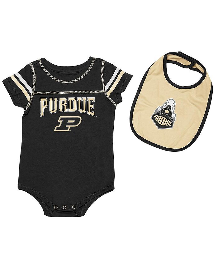 Colosseum Newborn and Infant Boys and Girls Black, Gold Purdue ...
