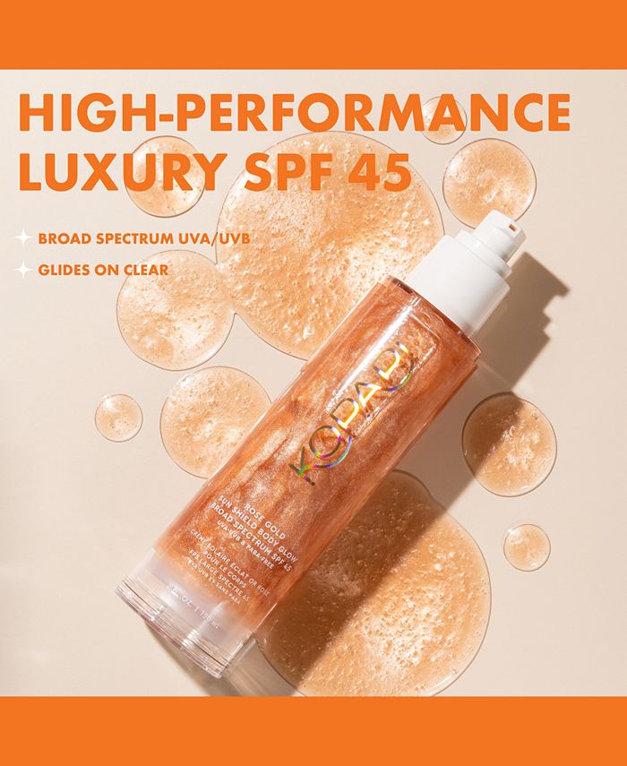Kopari Beauty Rose Gold Sun Shield Body Glow SPF 45 - Macy's