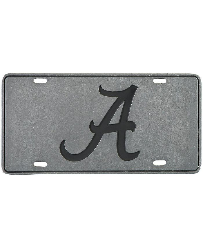 Carson Industries Pewter Alabama Crimson Tide Rectangle License Plate ...