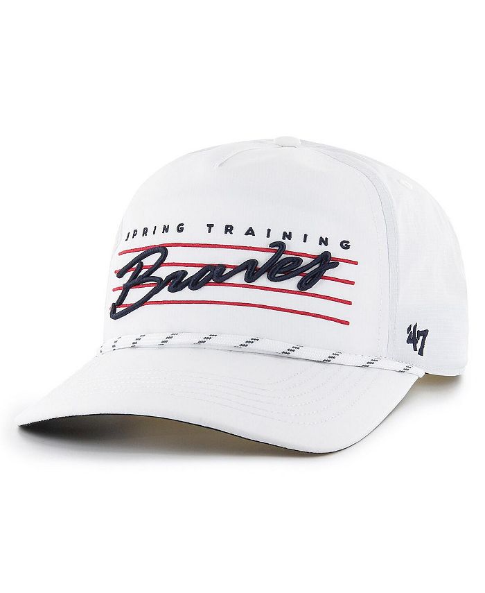 '47 Brand Men's White Atlanta Braves Downburst Hitch Snapback Hat - Macy's