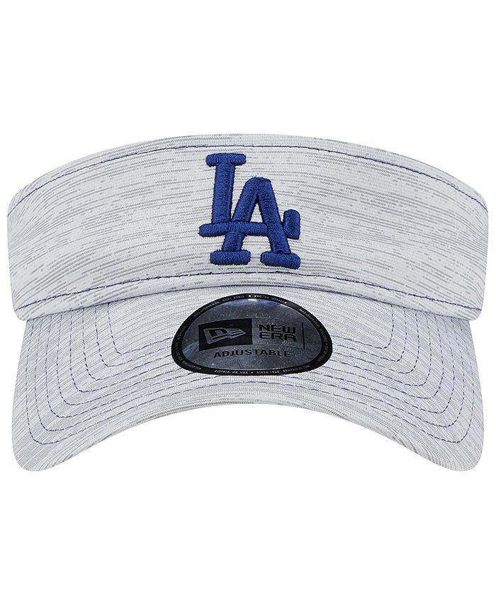 New Era Men's Gray Los Angeles Dodgers Adjustable Visor - Macy's