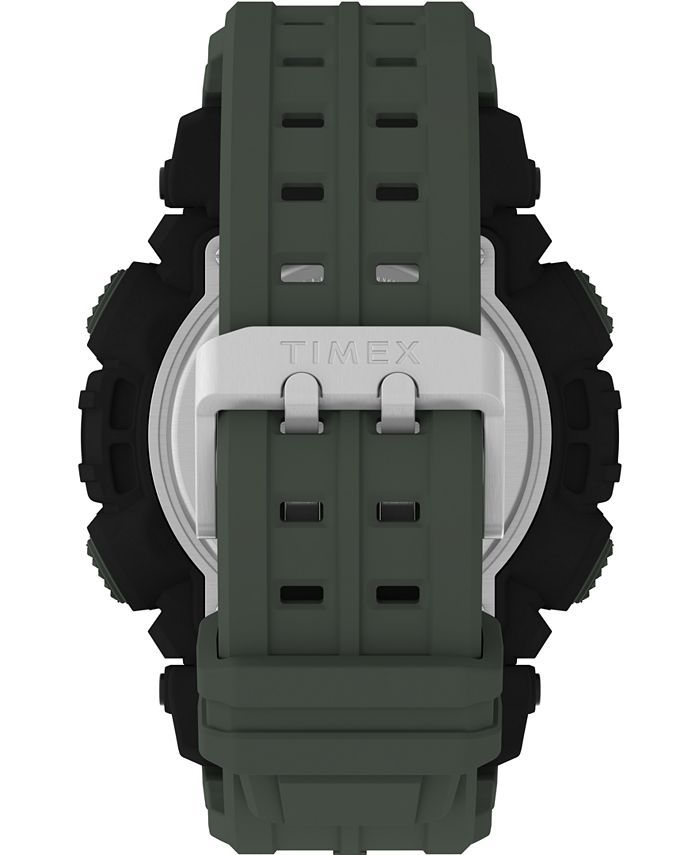 Timex UFC Men's Quartz Redemption Resin Green Watch, 50mm - Macy's