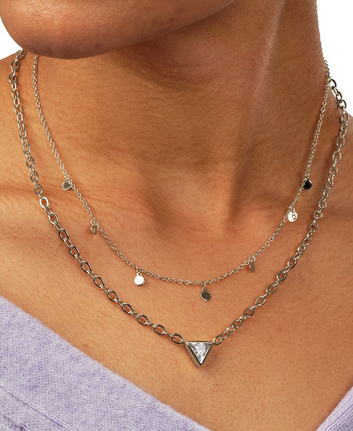 Sterling Forever Bellamy Layered Necklace - Macy's