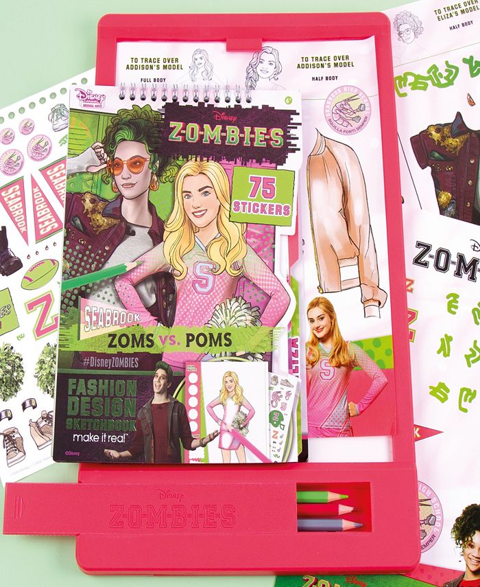Disney Zombie Fashion Design Tracing Light Table 9 Piece Set, Make It ...