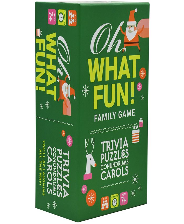 Project Genius Oh What Fun Holiday, Family, Party, Trivia Game Solve ...