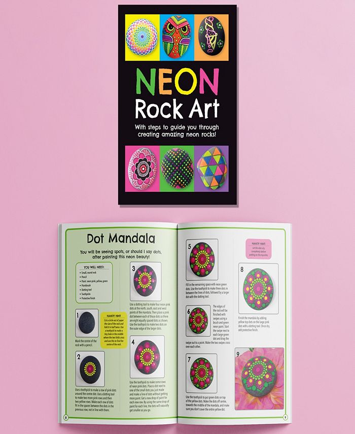 Craft Maker The Complete Neon Rock Art Kit DIY Rock Painting For Kids ...