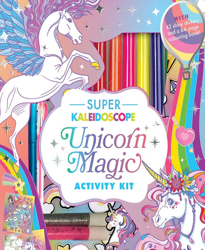 Kaleidoscope Super Unicorn Magic Activity Kit Fantasy Themed Coloring ...
