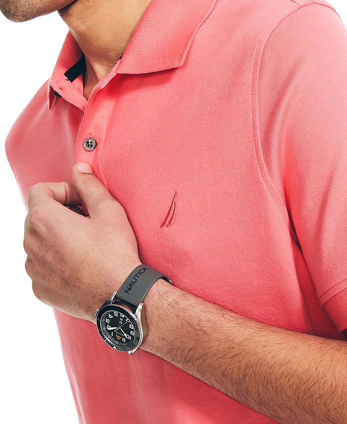 Nautica Men's Classic-Fit Soft Stretch Interlock Polo - Macy's