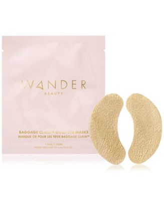 Wander Beauty Baggage Claim Gold Eye Masks - Macy's